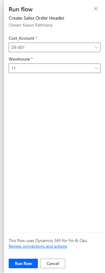 D365 Finance and Operations and Power Automate – #Issue Alert 2