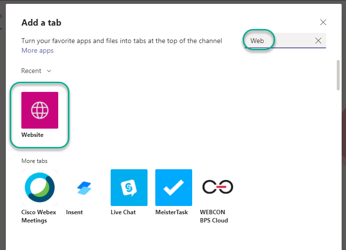 How to add D365 FinOps as a tab in Microsoft Teams