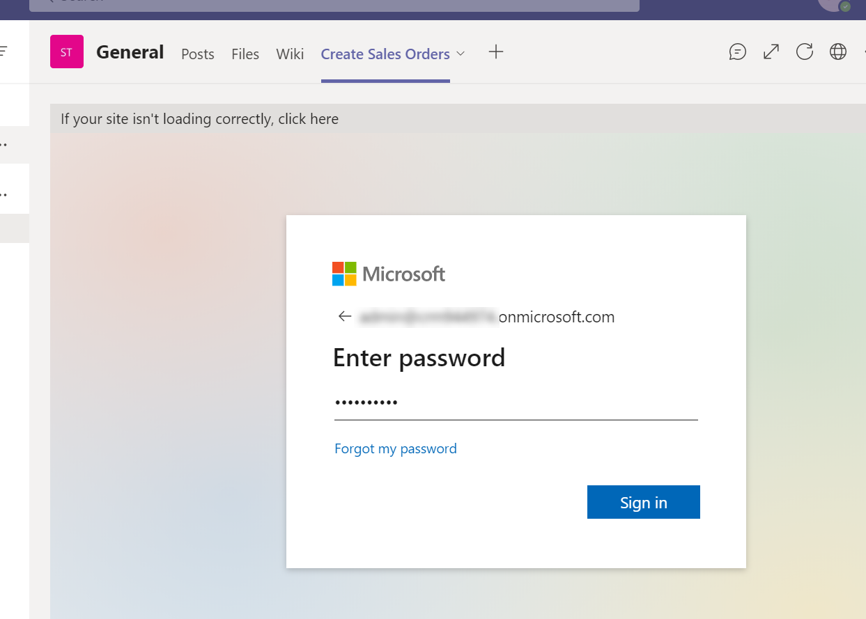 How to add D365 FinOps as a tab in Microsoft Teams