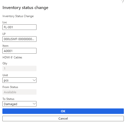 How to change Inventory Statuses for damaged goods after receiving ...