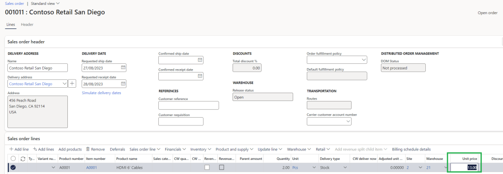 How to use Order Events in D365 SCM