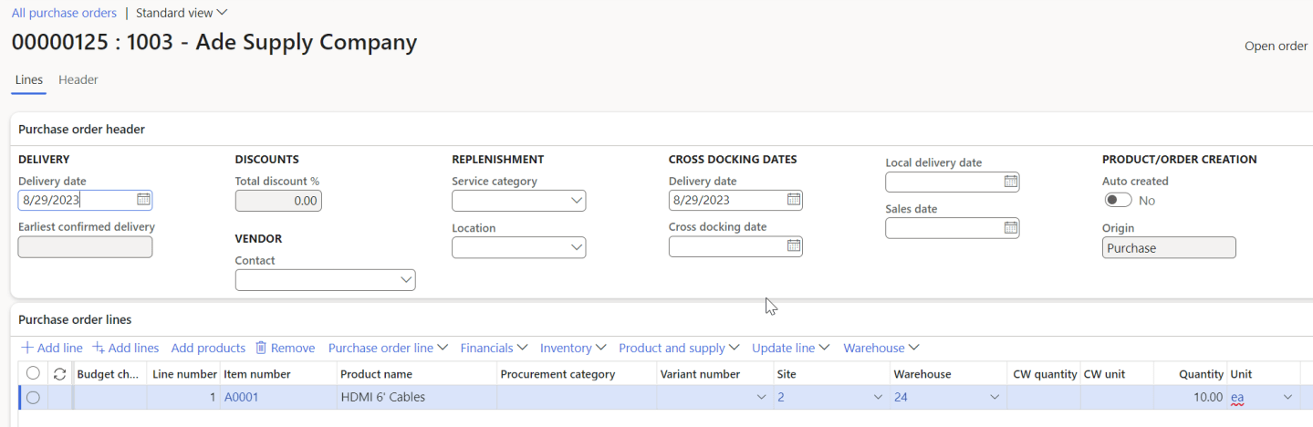 How to use feature Goods in Transit Receiving and Put away