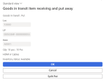 How to use feature Goods in Transit Receiving and Put away