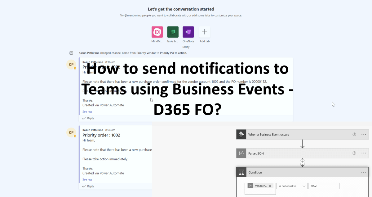 How to send notifications to Teams using Business Events – D365 FO?