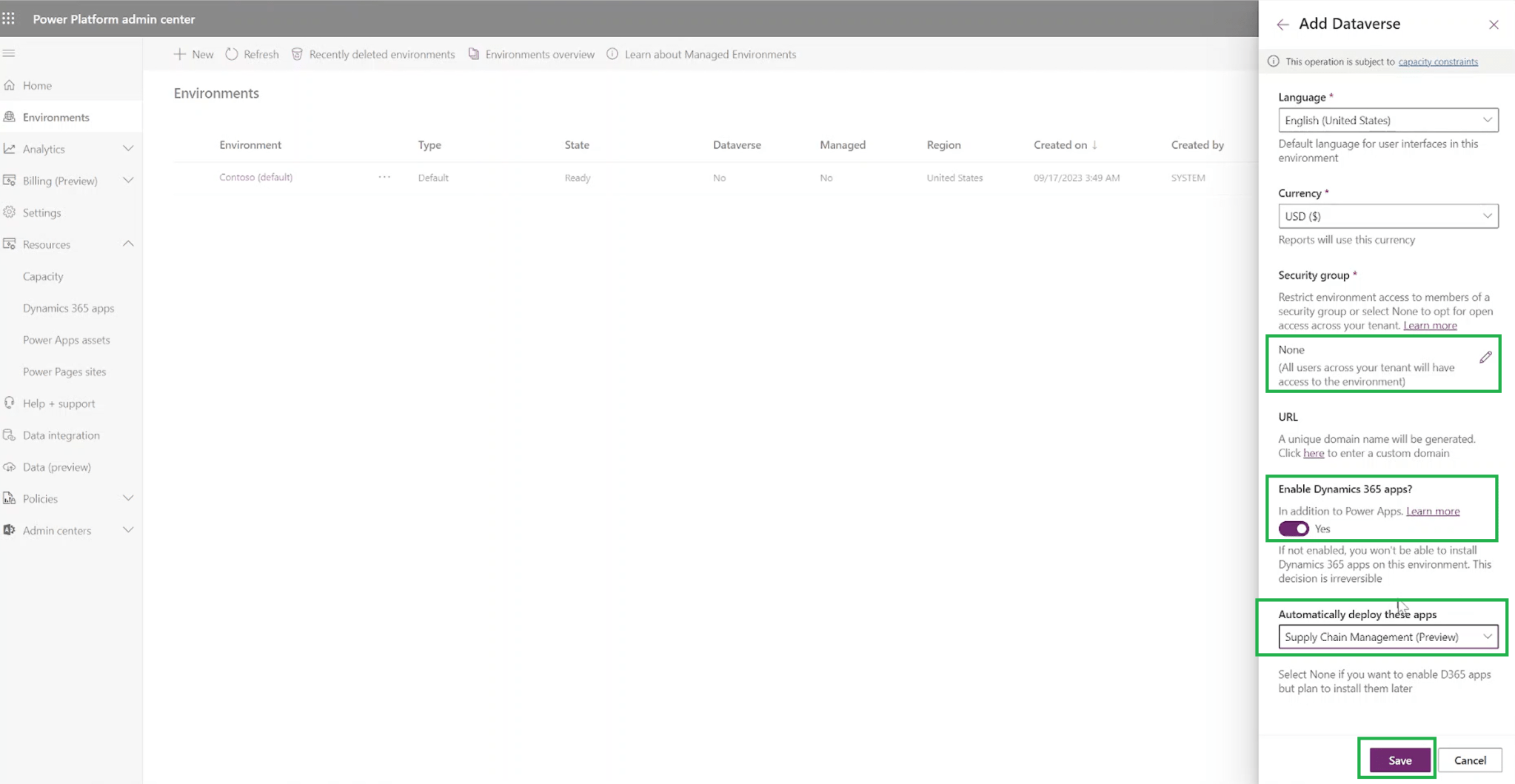 How to create a new D365 SCM Trial environment from the Power Platform ...