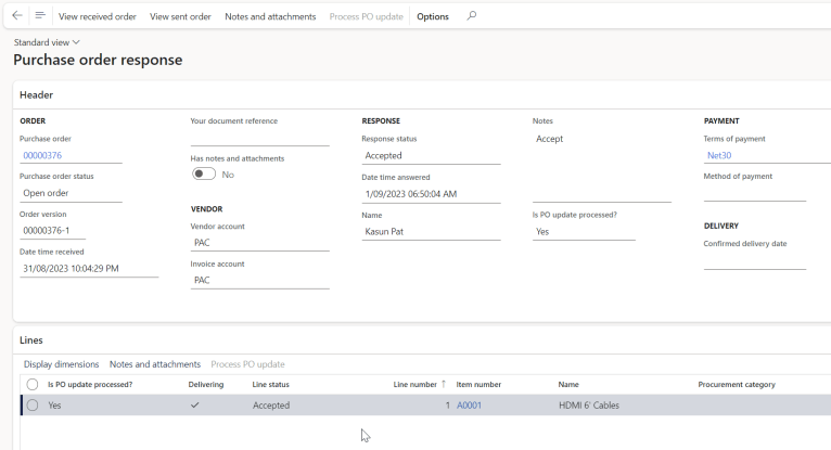 How does vendor collaboration module in D365 FO empower an external ...