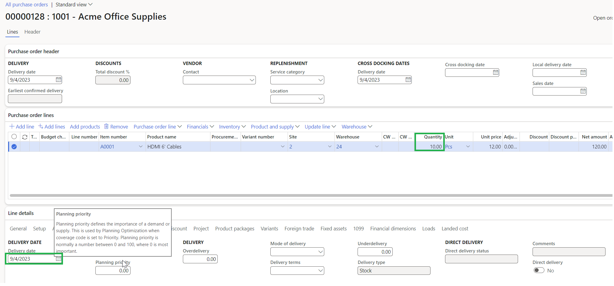 How to use workspace confirmed purchase orders with changes (Preview)