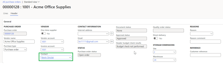 How to use workspace confirmed purchase orders with changes (Preview)